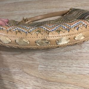 Cole Haan | Bags | Cole Haan Sarah Straw Sp6 Shoulder Bag Purse | Poshmark